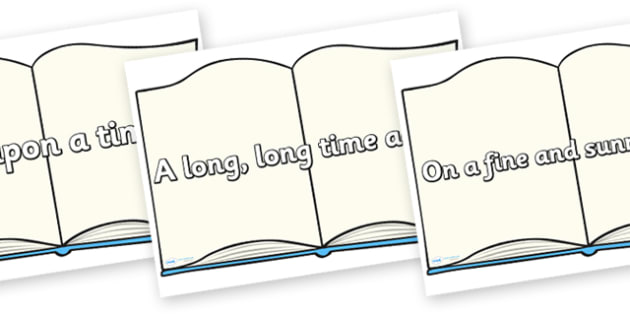 Traditional Story Opener Display Posters Book (teacher made)