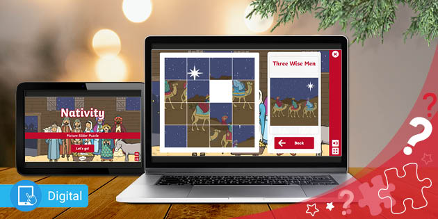 Interactive Nativity Picture Slider Game | Twinkl Go!