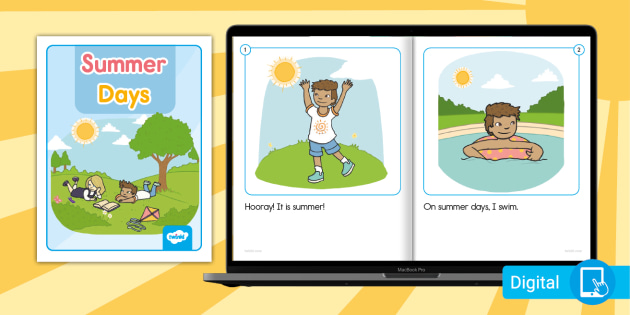Summer Days Early Emergent Reader eBook (teacher made)