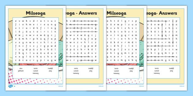 Bia Word Search Milseoga