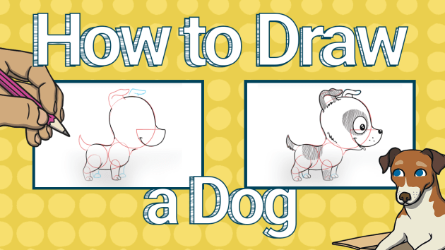 How to Draw a Dog | Twinkl Kid's TV (teacher made)