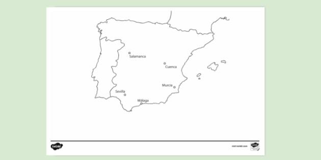 FREE! - Spain Map Colouring Sheet | Colouring Sheets