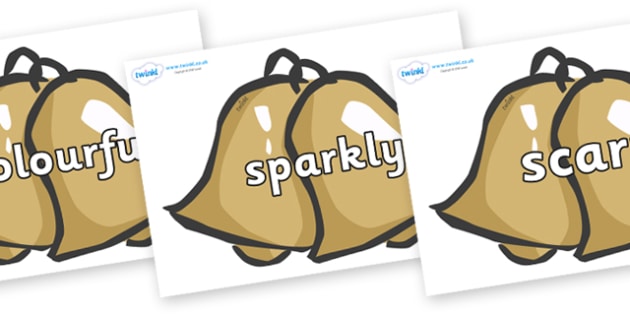 FREE! - Wow Words on Bells (teacher made)