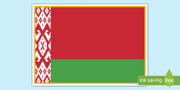 FREE! - Belarus Flag Poster | Display | Twinkl