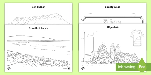County Sligo Colouring Pages - ROI Topics