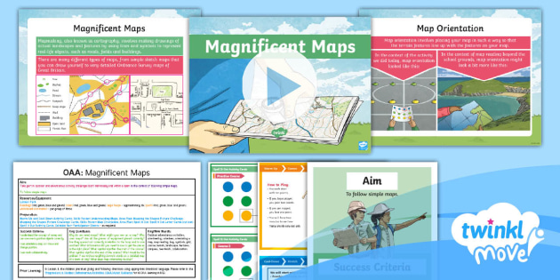 Orienteering Symbols Flashcards Lesson Pack - Twinkl Move PE