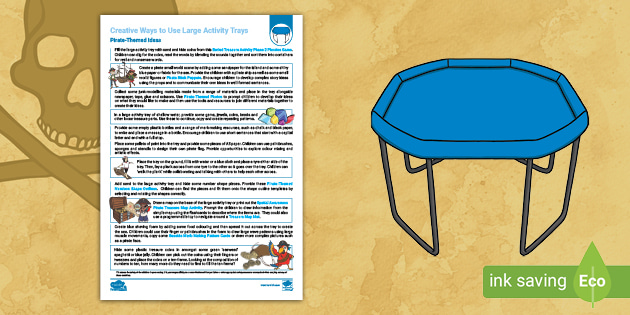 Pirate-Themed Ideas for Activity Trays | EYFS Resources