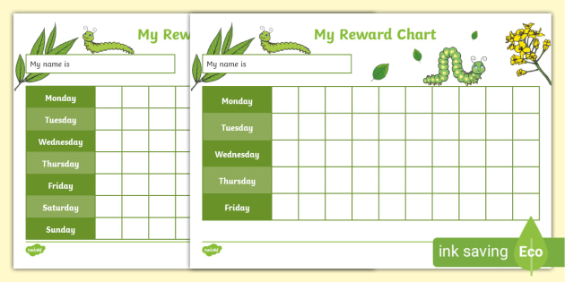 Early Education Reward Chart • Twinkl.com.au