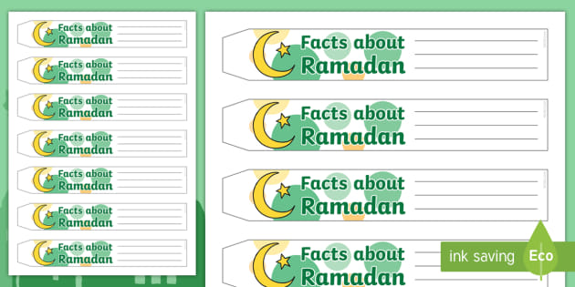 Ramadan Paper Chain (teacher made)