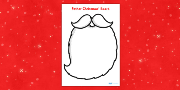 Santa Beard Role Play Prop (Teacher-Made)