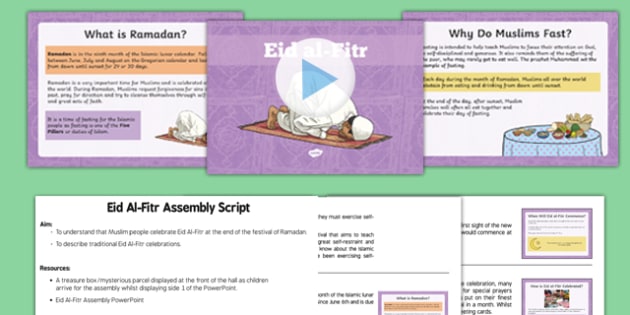 Eid Al-Fitr Assembly Pack (teacher made)