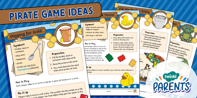 Printable Pirate Games For Preschoolers FREE Pirate Number Tracing