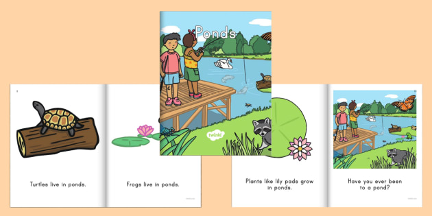 Ponds Emergent Reader eBook - Beginning Readers, Emerging Readers, Guided