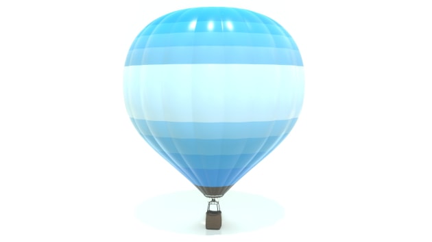 Hot Air Balloon Augmented Reality (AR) Quick Look Model Educational ...