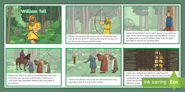 William Tell Story Cards (teacher made)