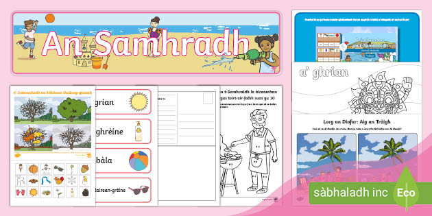 Pasgan An Samhradh do Thràth Ìrean - FtMG (Teacher-Made)