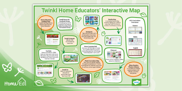 FREE! - Twinkl Home Educators’ Interactive Map