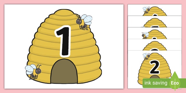 Beehive Numbers to 20 Display (teacher made)