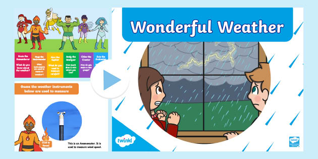Wonderful Weather STEM Superheroes PowerPoint