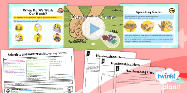 Science: Scientists and Inventors: Discovering Germs Year 2 Lesson Pack 4