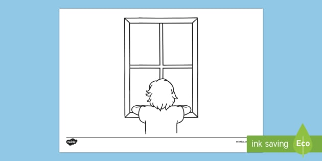 Doodle Draft Window View Worksheet / Worksheet
