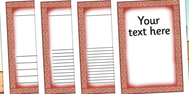 Early Islamic Civilization - Writing Frames (teacher made)