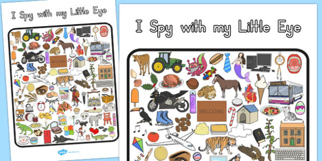 I Spy With My Little Eye Activity 3 (teacher made)