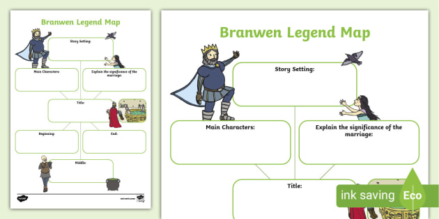 Branwen Legend Map (teacher made)