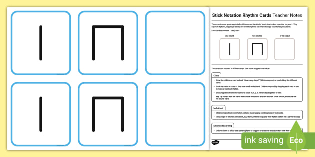 Stick Notation Activities | twinkl.co.uk