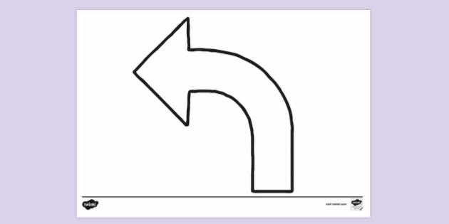 Undo Redo Arrow Colouring Sheet | Colouring Sheets