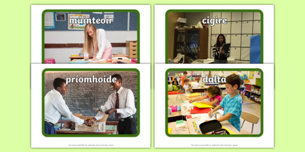 School Occupations Display Photos Gaeilge