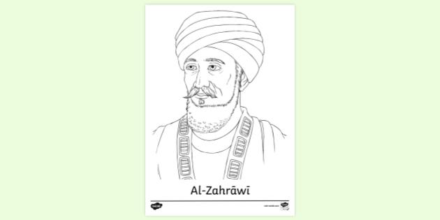 FREE! - Al-Zahrawi Colouring Sheet | Colouring Sheets