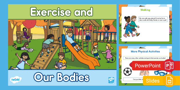 Exercise and Our Bodies - PowerPoint & Google Slides