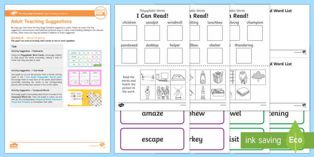 Pre-Key Stage Standards English Language Comprehension and Reading ...