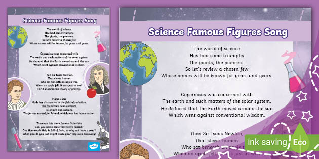 Famous Scientists and Their Inventions Song Lyrics