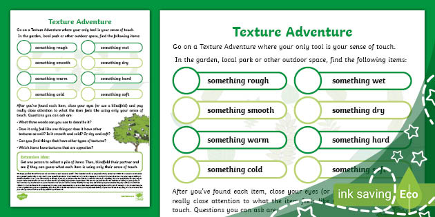 Texture Adventure (teacher made)