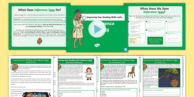 Improving Your Reading Skills with... Inference Iggy Activity Pack