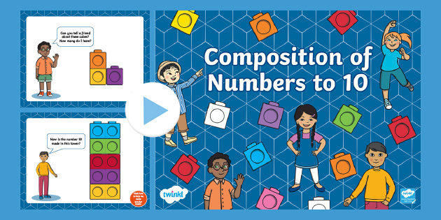 👉 Composition of Numbers to 10 PowerPoint (teacher made)