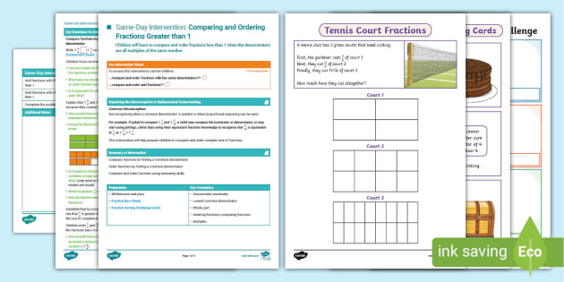 👉 Y5 Maths: Adding Fractions With a Sum Greater than 1