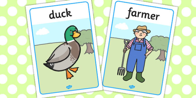 FREE! - Farmer and Duck Display Posters (teacher made)