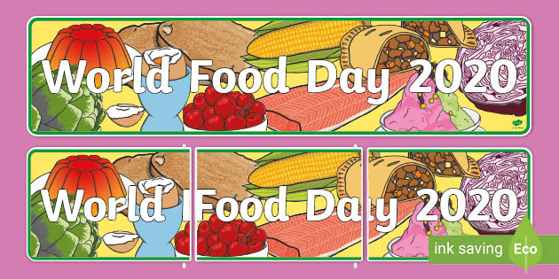 World Food Day Display Banner