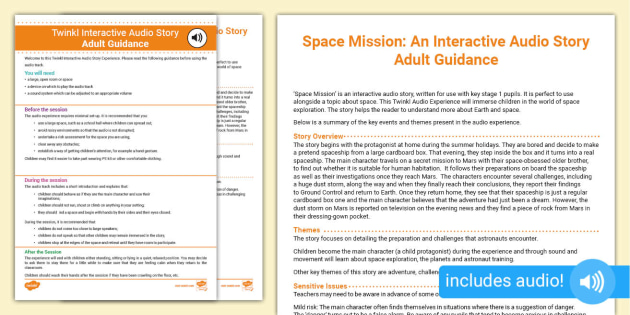 Space Mission: An Interactive Audio Story (teacher made)