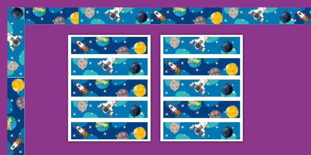 Science Borders For Bulletin Boards