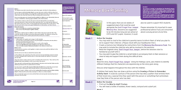 box planning ks2