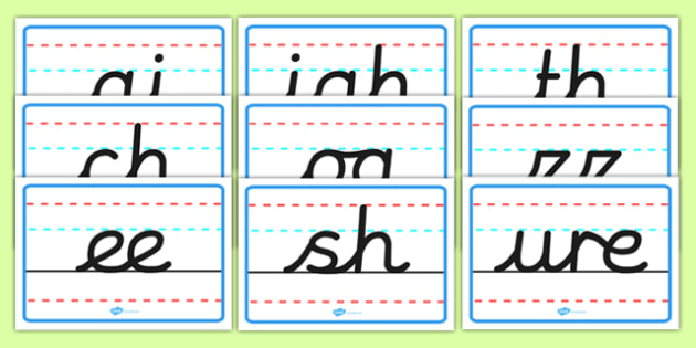 Phase 3 Handwriting Posters (teacher made)