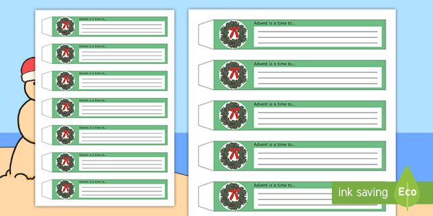 Advent Reflection Paper Chain