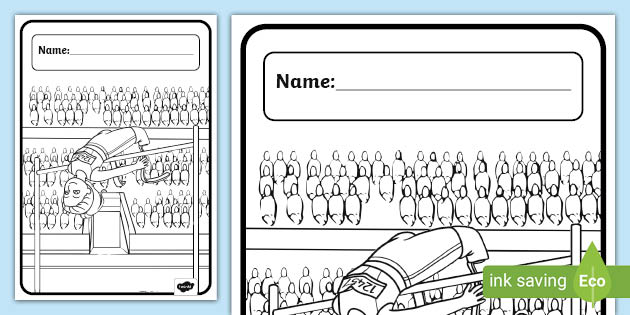 FREE! - High Jump Colouring Book Cover (teacher made)