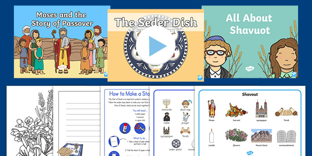 EYFS Passover and Shavuot School Closure Activity Pack (Ages 3 - 5)