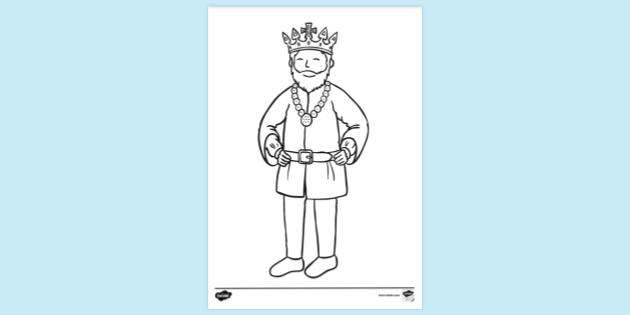 FREE! - Medieval King Colouring Sheets | Colouring Pages