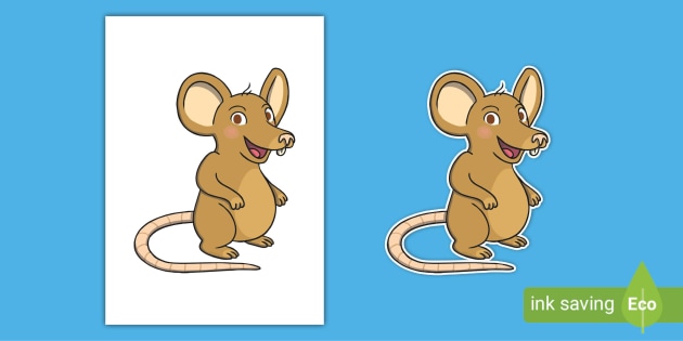 Maths Mouse Stick Puppet (teacher made)